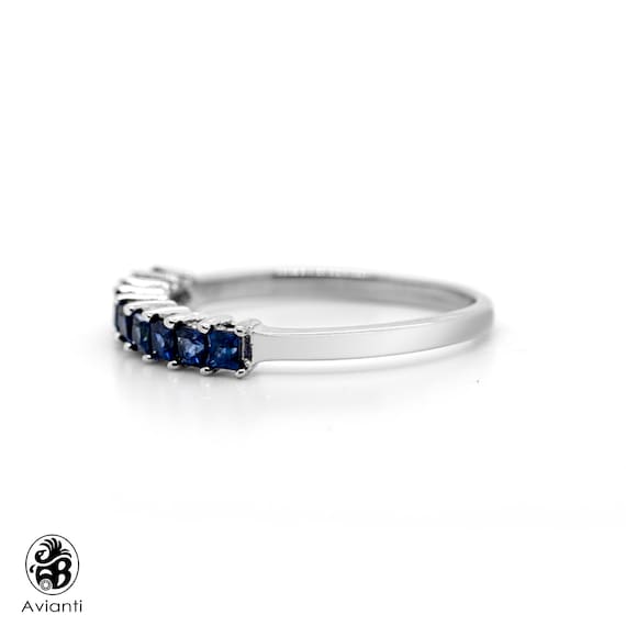 Sapphire Ring, September Birthstone, Blue Sapphire St… - Gem