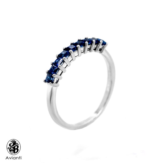 Sapphire Ring, September Birthstone, Blue Sapphire St… - Gem