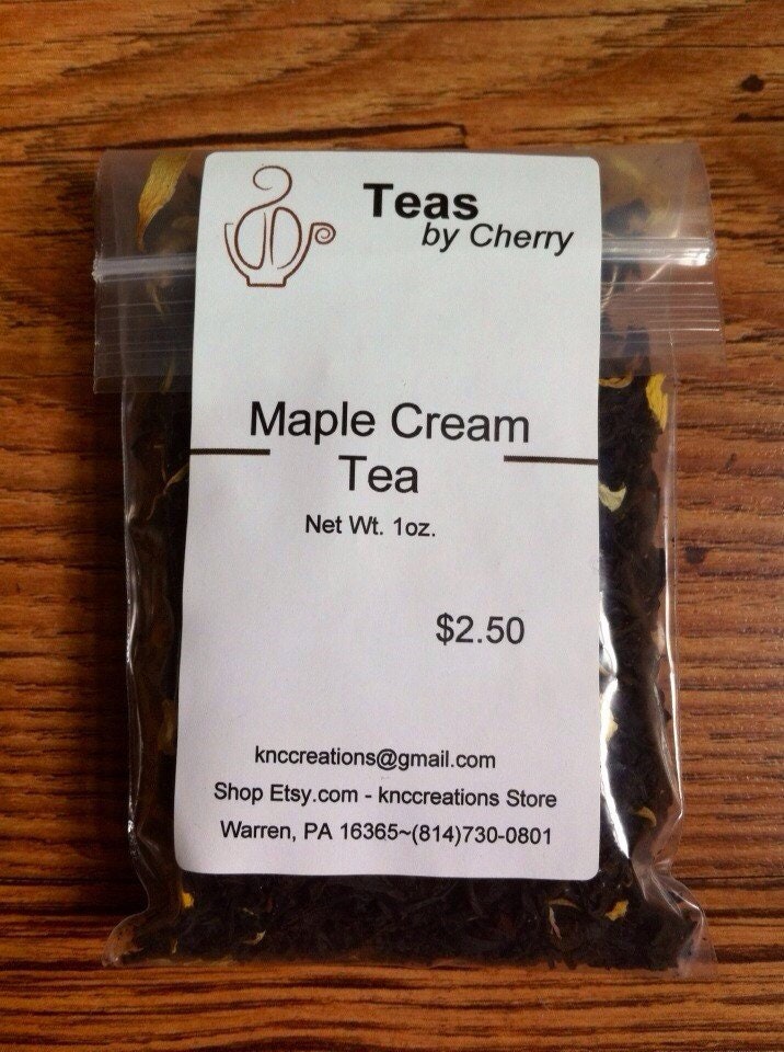 Maple Cream Loose Tea. "exquisite Maple Tea With Sweet Caramel Flavor ...
