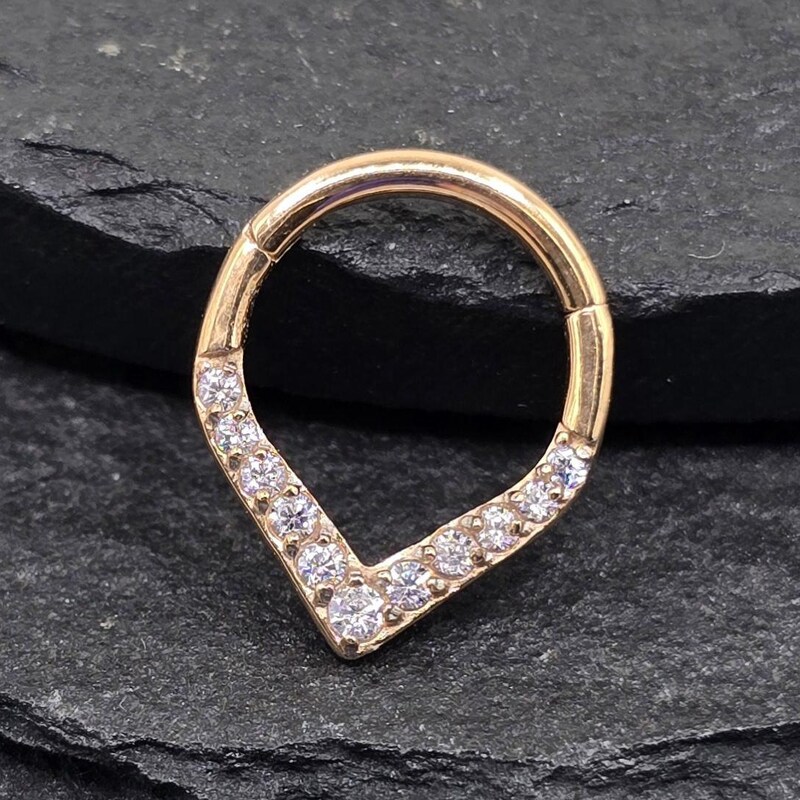 Rose Gold Septum Jewelry - Etsy