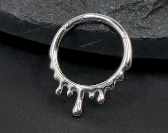 Blood Dripping Drops Halloween Quality Polished 316L Surgical Steel ...