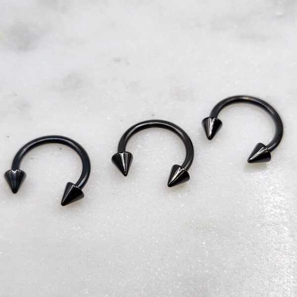 Silver Horseshoe Septum Ring - Etsy