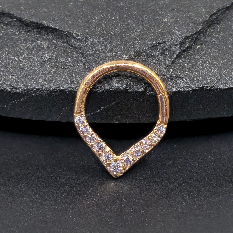 Rose Gold Septum Jewelry - Etsy