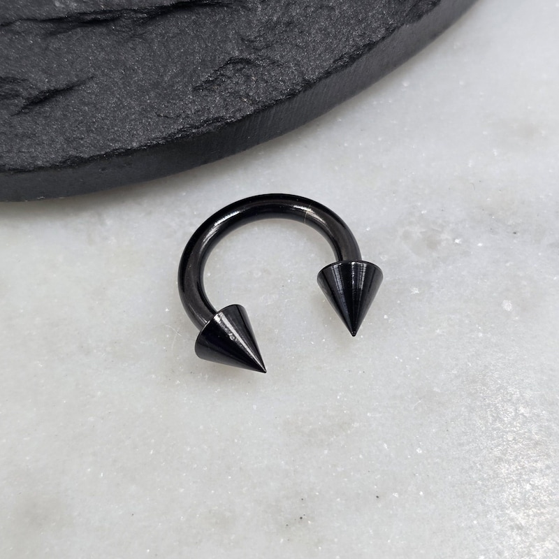 Spiked Faux Septum Ring - Etsy