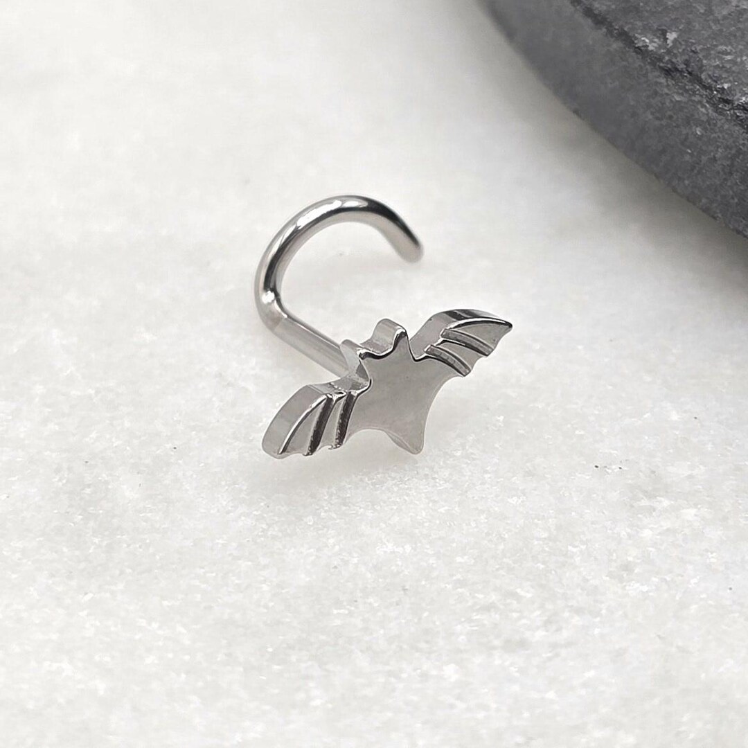 20g 18g Titanium ASTM F136 Implant Grade Bat Threadless PVD Plate Push ...