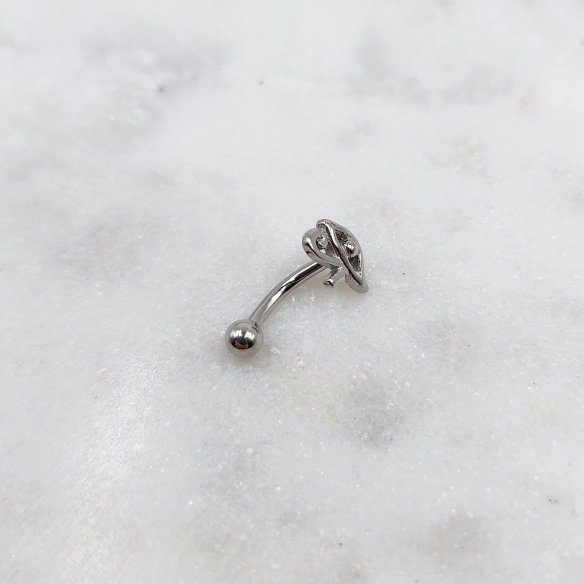 16g 8mm Steel Eye of Horus Rook Eyebrow Piercing Curved - Etsy