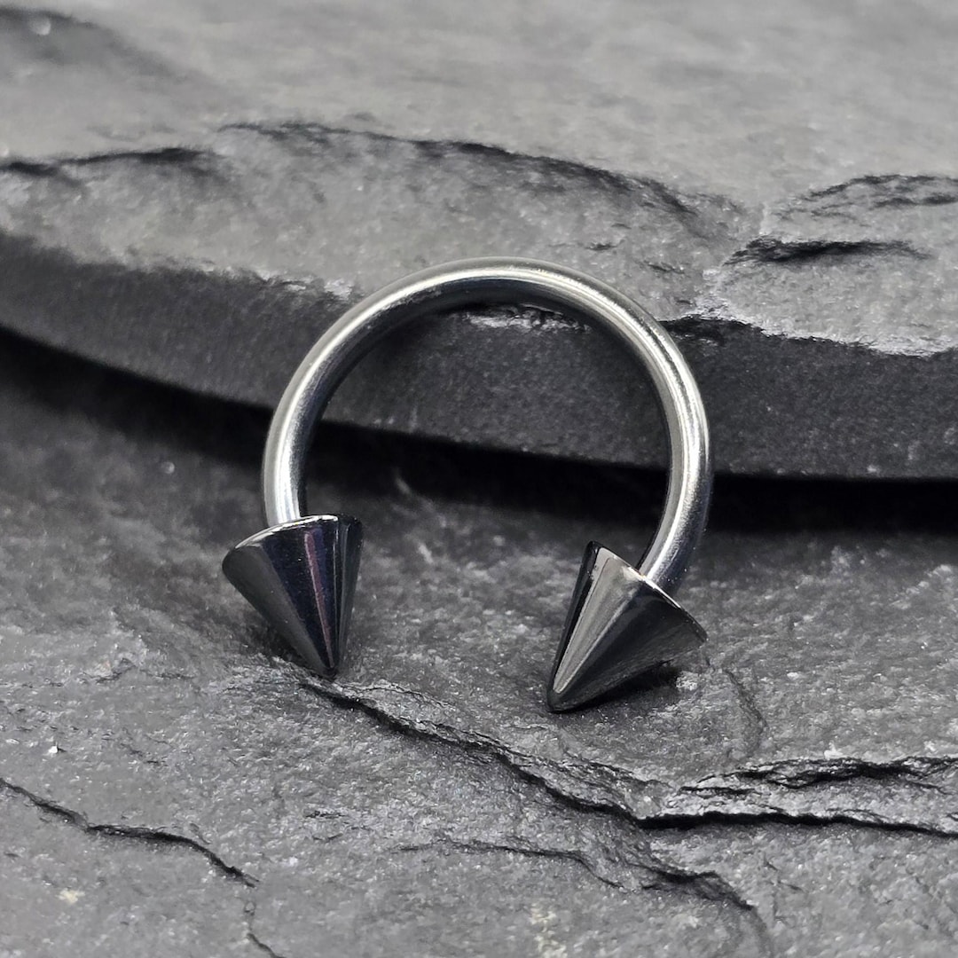20g 18g 16g 14g Horseshoe Ring Piercing Jewelry Septum Helix Daith Nose ...