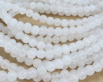 White Quartz Beads | Etsy