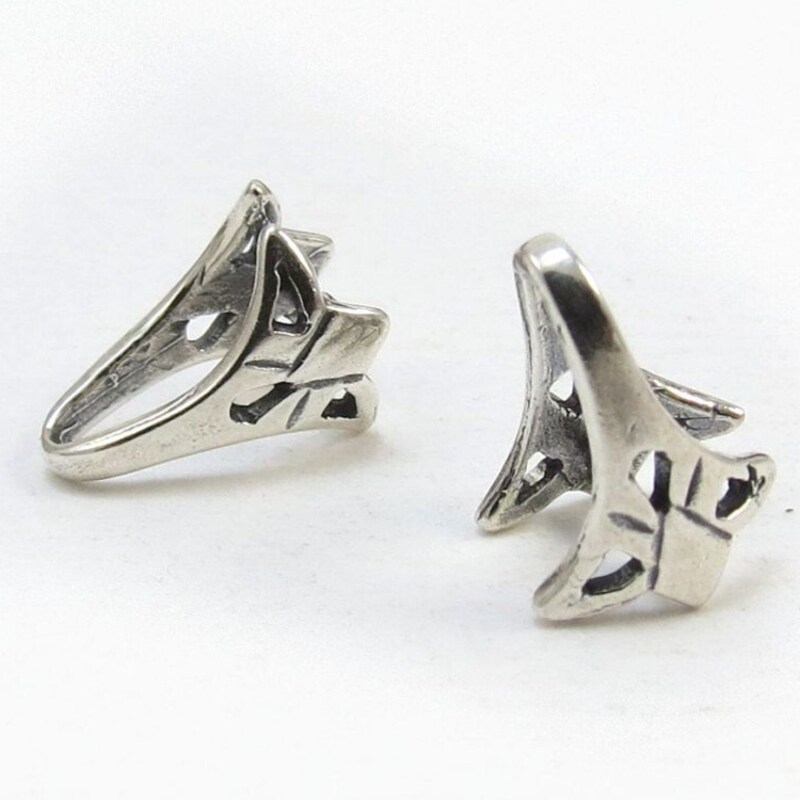 Sterling Silver Bail - Etsy