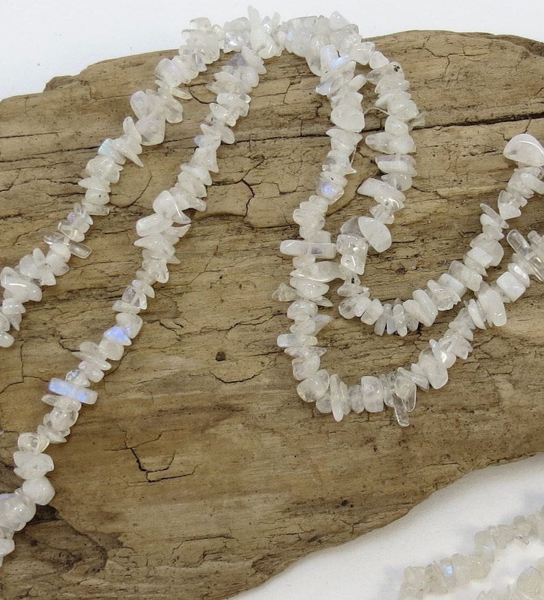 Rainbow Moonstone Chips, 35" Inch Strand, Item 186gss - Etsy