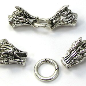 Dragon Head Clasp, One 1 Dragon Clasp, Necklace and Bracelet Clasp ...