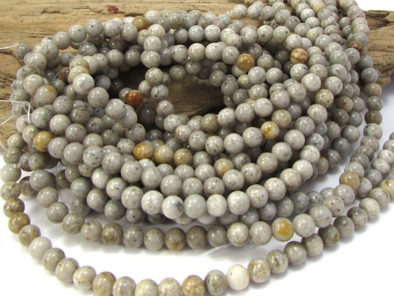 6mm Grey Feldspar Beads 16 Inch Strand Natural Grey - Etsy