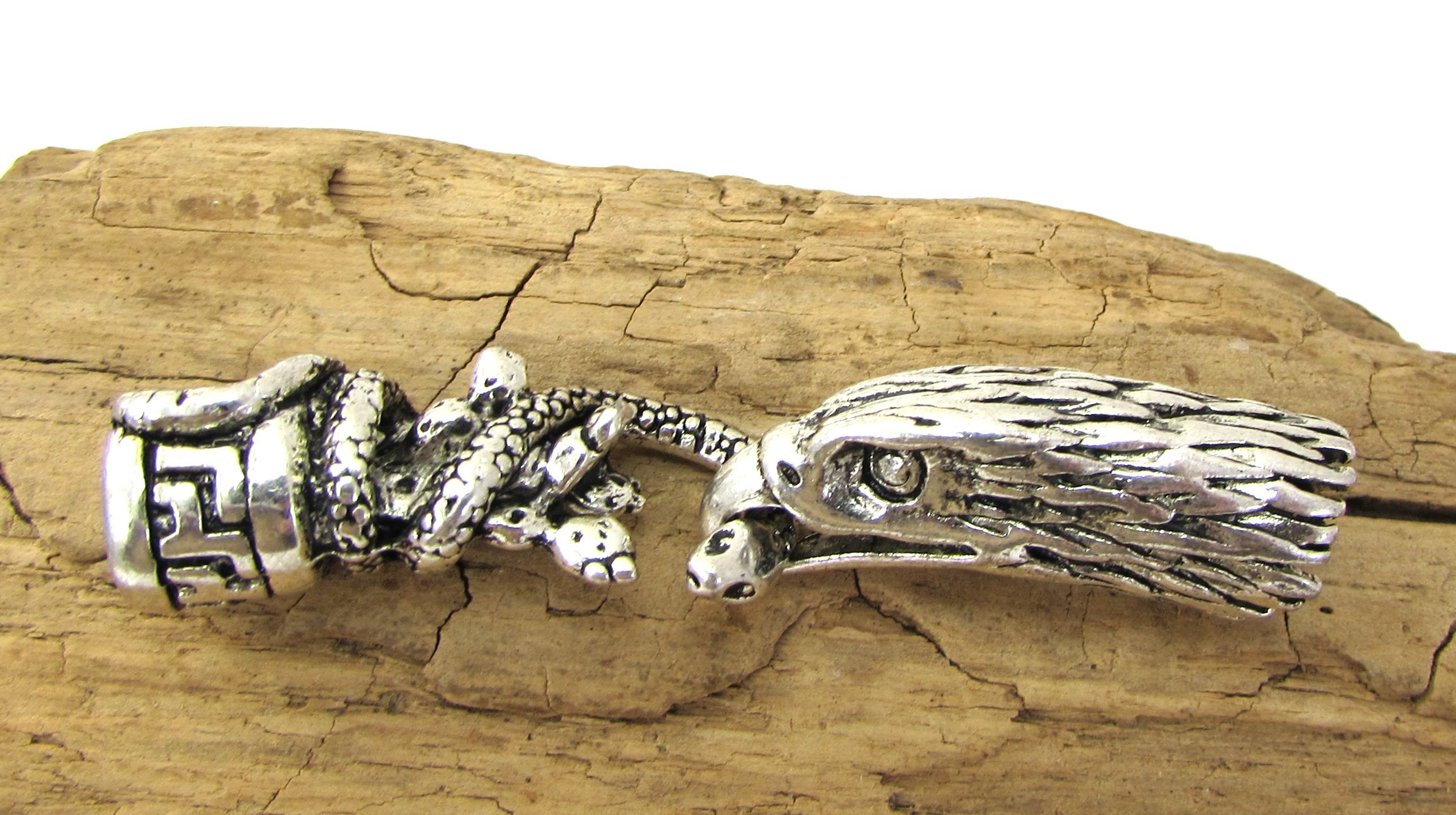 Eagle Clasps, Eagle Head and Snake With Cactus Clasps, One (1) Eagle ...