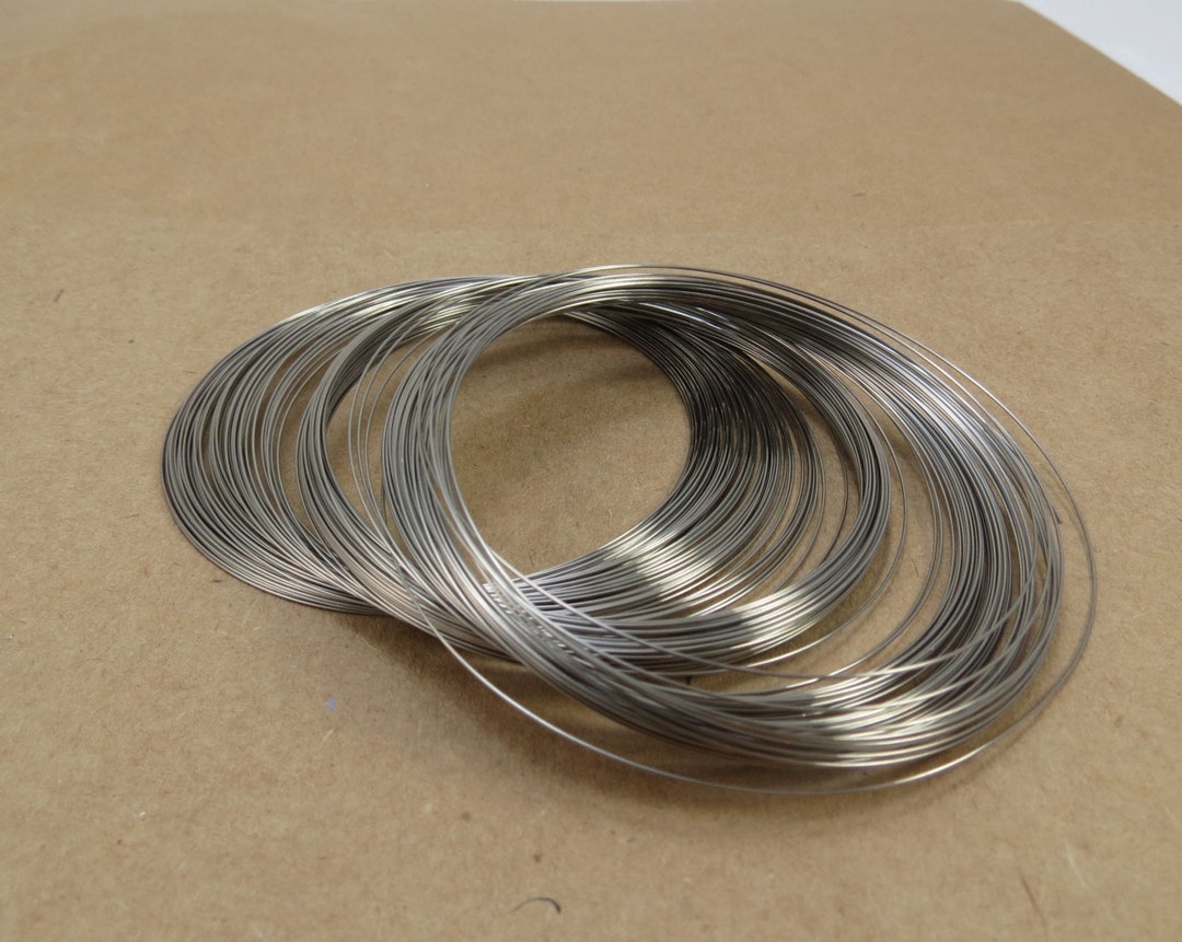 Bracelet Wire, 28 Gauge Stainless Steel Wire, 55' Feet Jewelry Wire ...