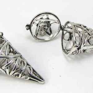Cage Pendant Necklace, 43x22mm Cage With Safety Latch, Custom Length 3 ...