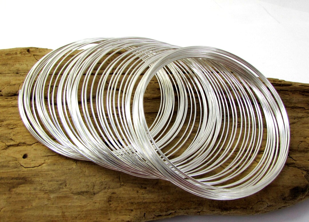 Bracelet Memory Wire, Silver-plated Stainless Steel Wire, Memory Wire ...