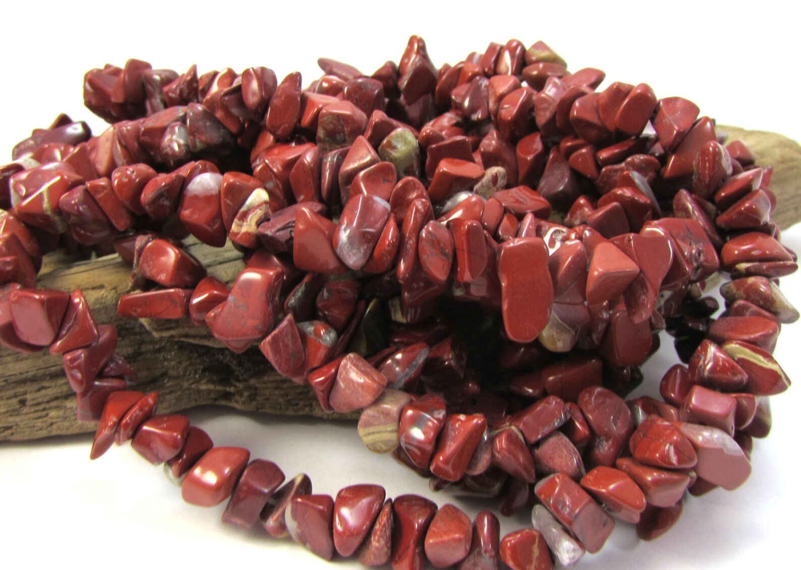 Rainbow Brecciated Jasper Chips, Natural Multi-color Chips, 15" Inch ...