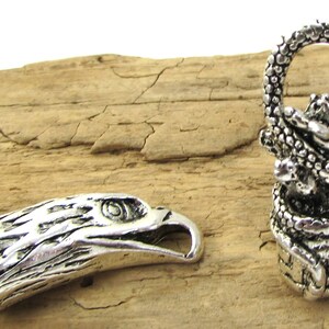 Eagle Clasps, Eagle Head and Snake With Cactus Clasps, One (1) Antique ...