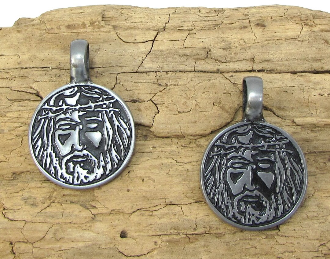 Jesus Pendant, 35x24mm Single-sided Jesus Face Pendant, Religious ...