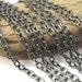 Gunmetal Cable Chain, 5x8mm Oval Cable Chain, 25' Feet Cable Chain ...