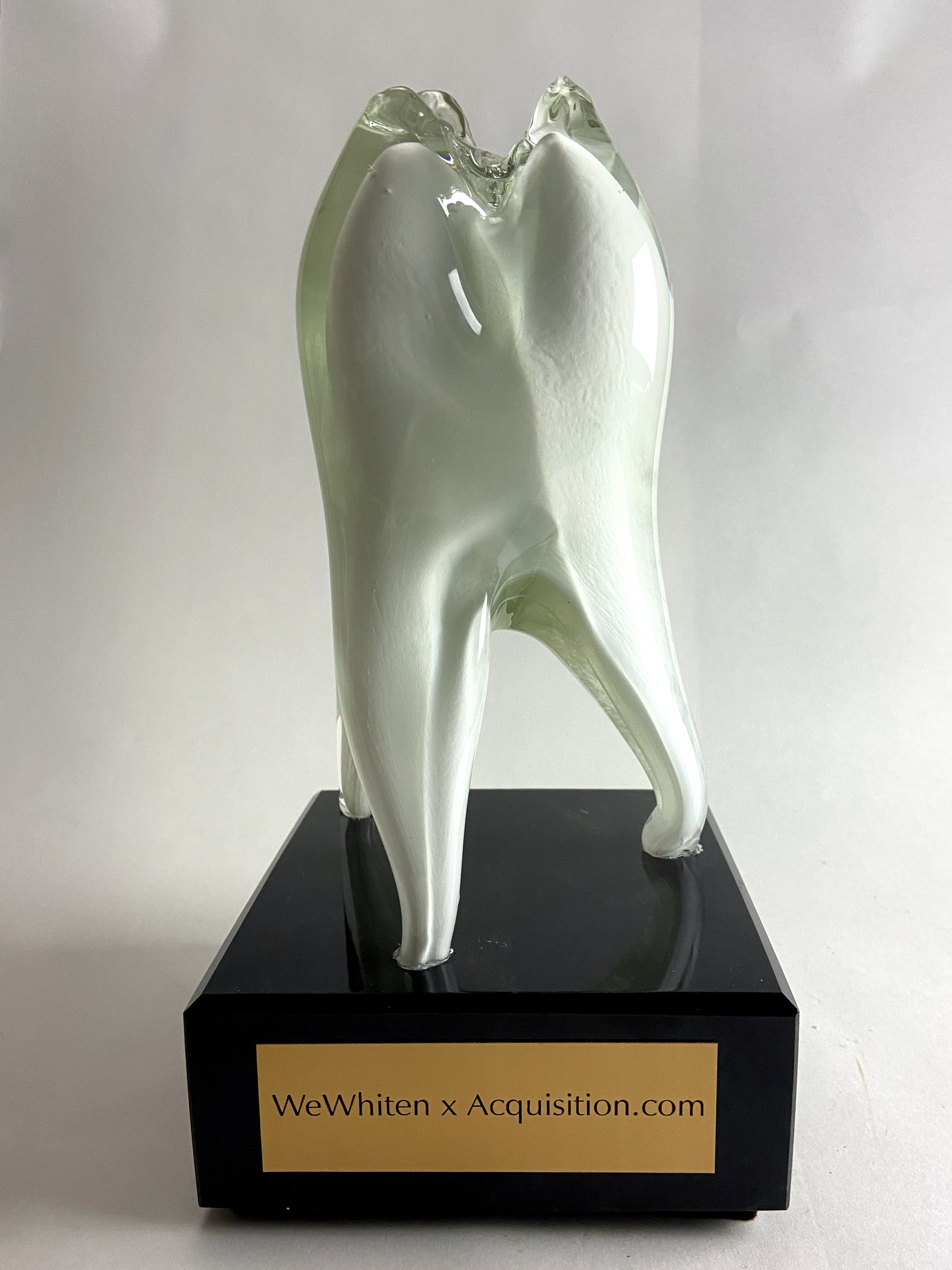 Hand Blown Glass Tooth With Real Silver Leaf, Cavity or Filling ...