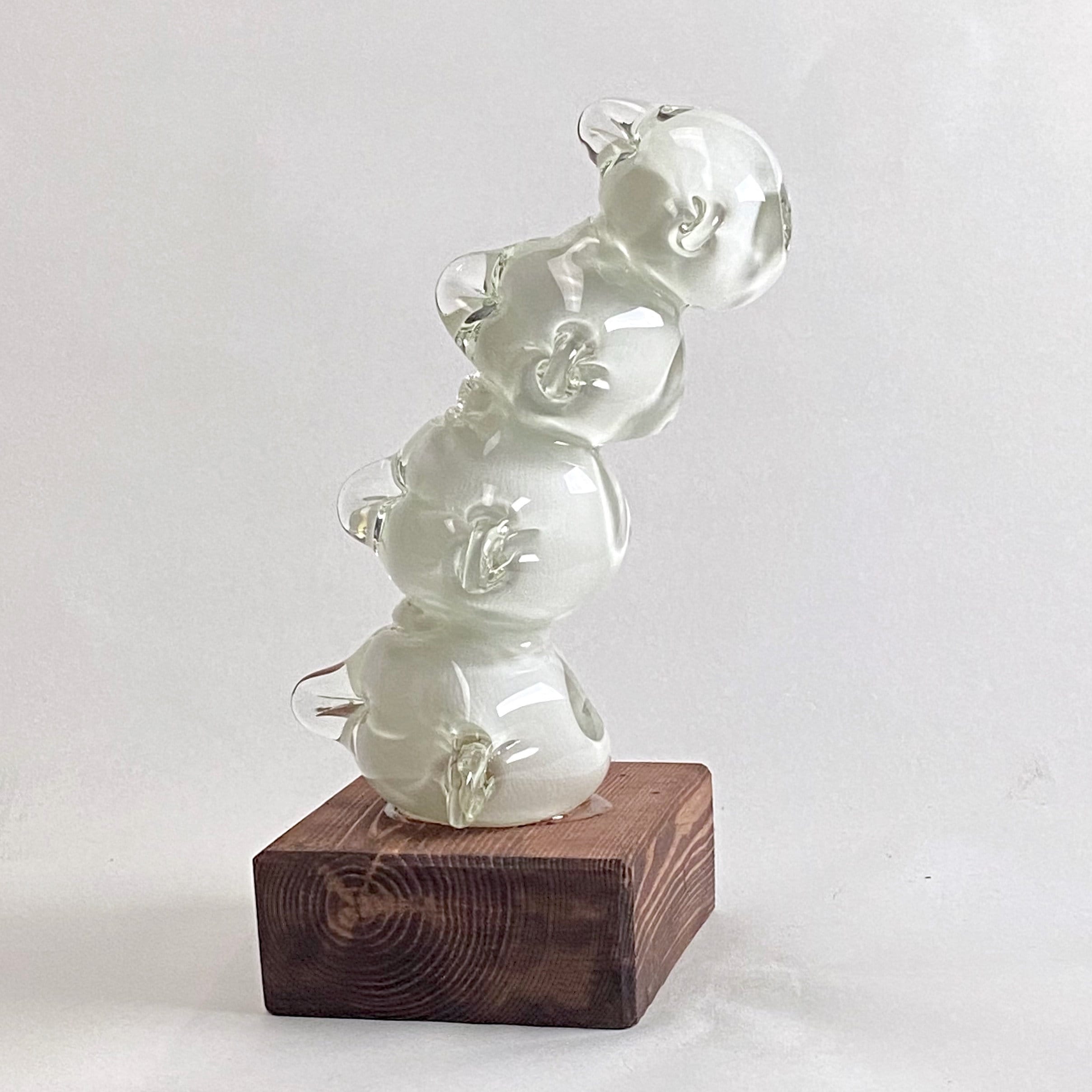 Solid Glass Spine Sculpture, Award, Neurosurgeon. Gift, Hand Blown ...