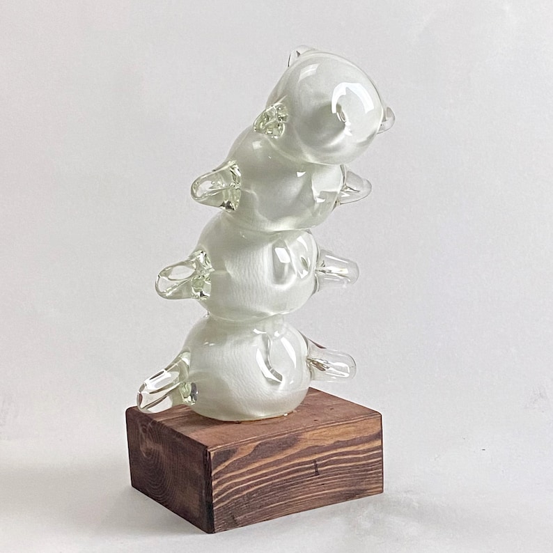 Solid Glass Spine Sculpture Award Neurosurgeon. Gift Hand - Etsy