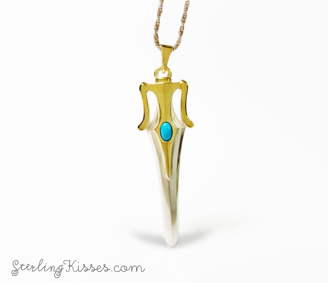 Classic She-ra Sword of Protection Pendant Necklace Princesses of Power ...