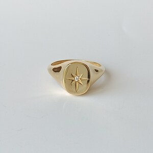 Star Ring / 14K Gold - Etsy