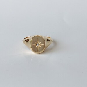 Star Ring / 14K Gold - Etsy