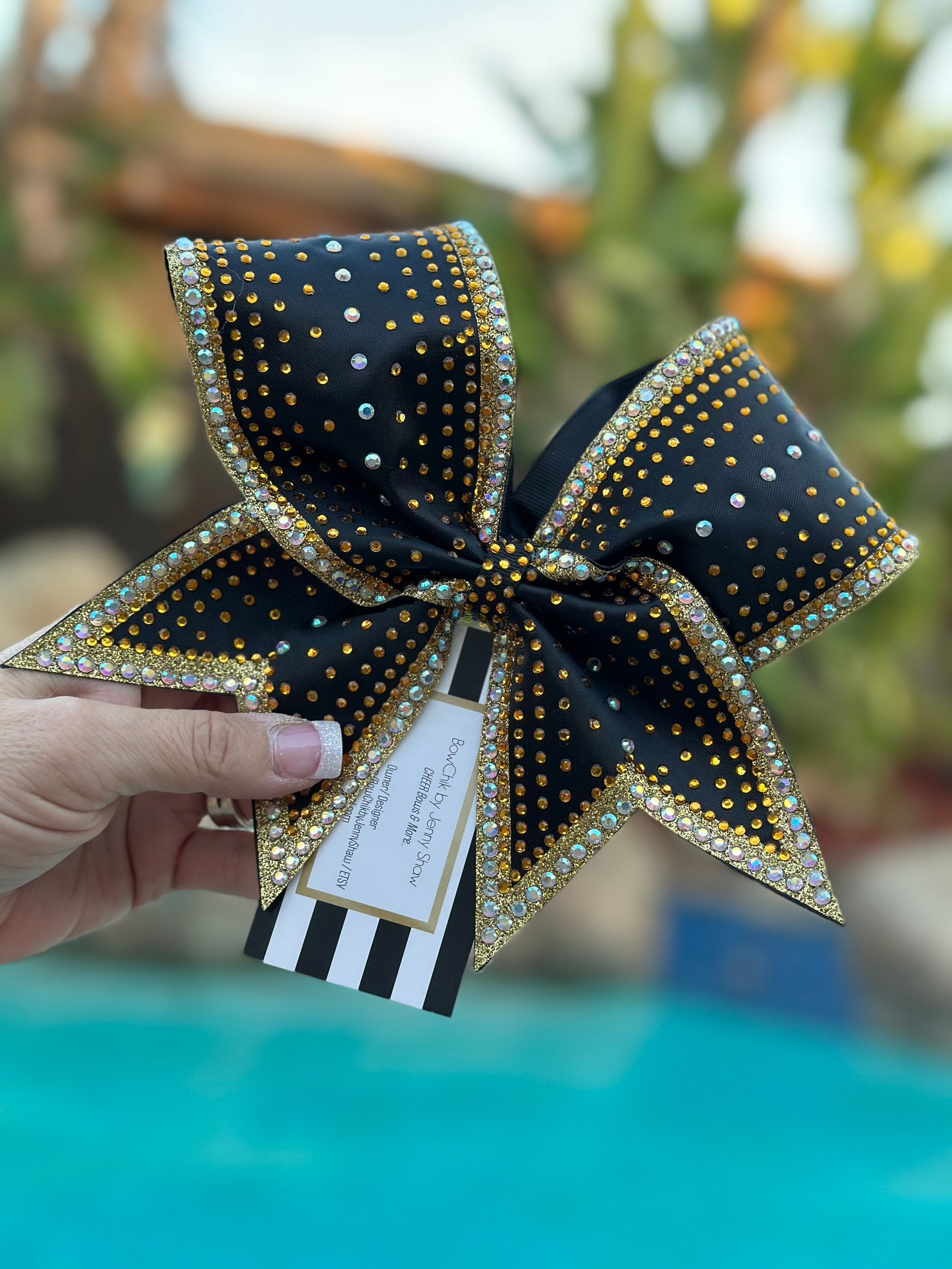 April Standard Cheer Bow - Etsy