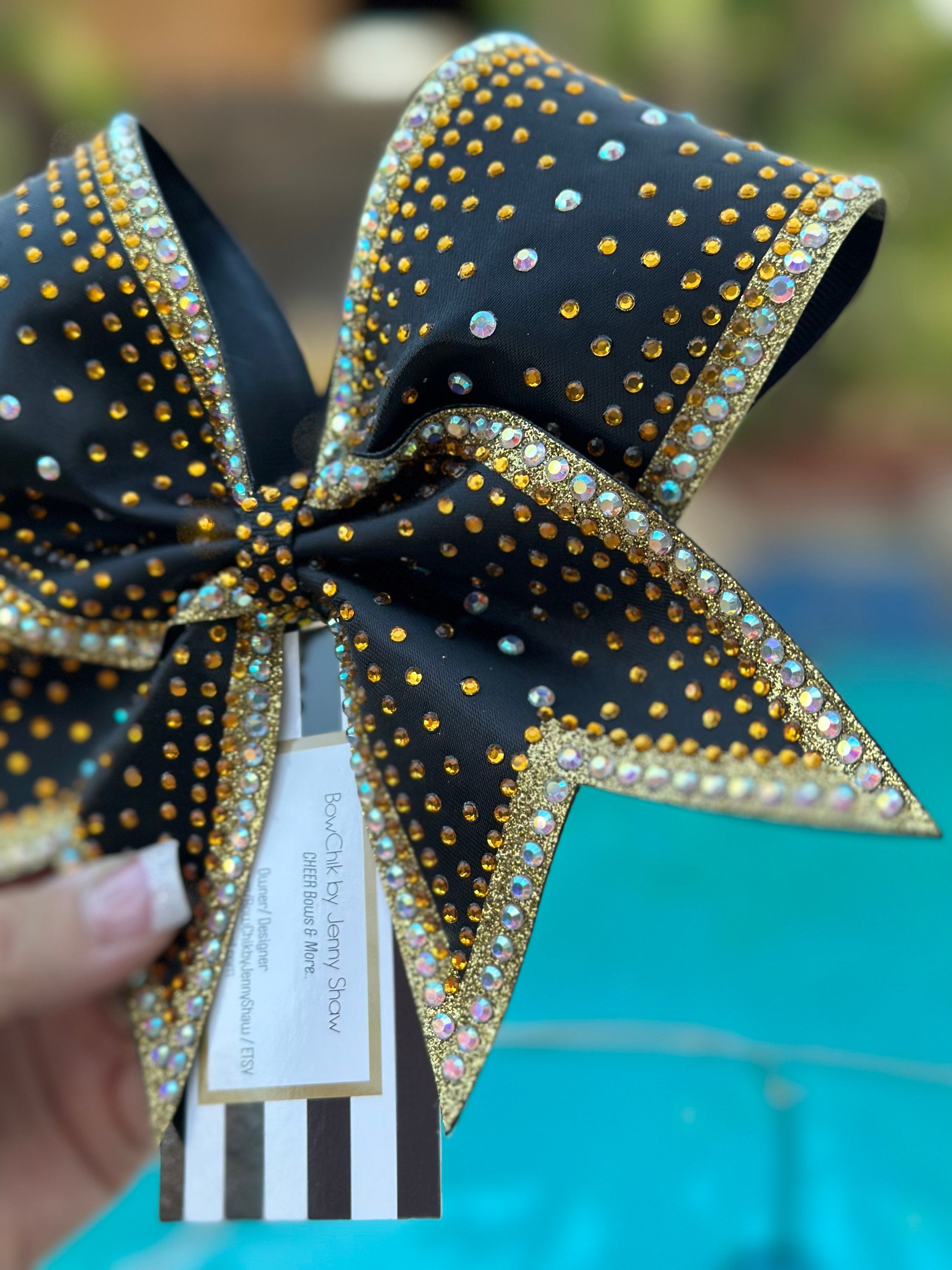 April Standard Cheer Bow - Etsy