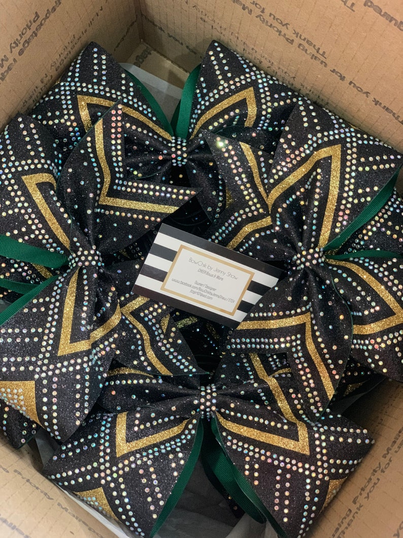 Limelight Standard Cheer Bow With 3D Center Crown - Etsy