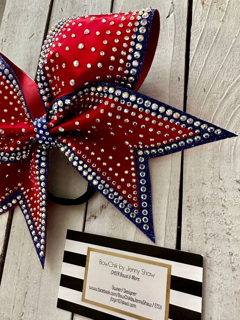 April Standard Cheer Bow - Etsy