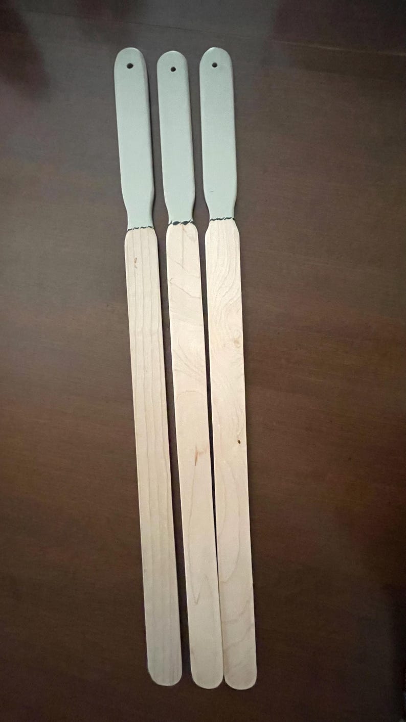 Lefse Stick With Traditional Style Hand Painted Rosemaling - Etsy