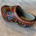 Hand Made Delightful Norwegian Wooden "tresco" Shoe or Clog With Lovely ...