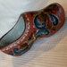 Hand Made Delightful Norwegian Wooden "tresco" Shoe or Clog With Lovely ...