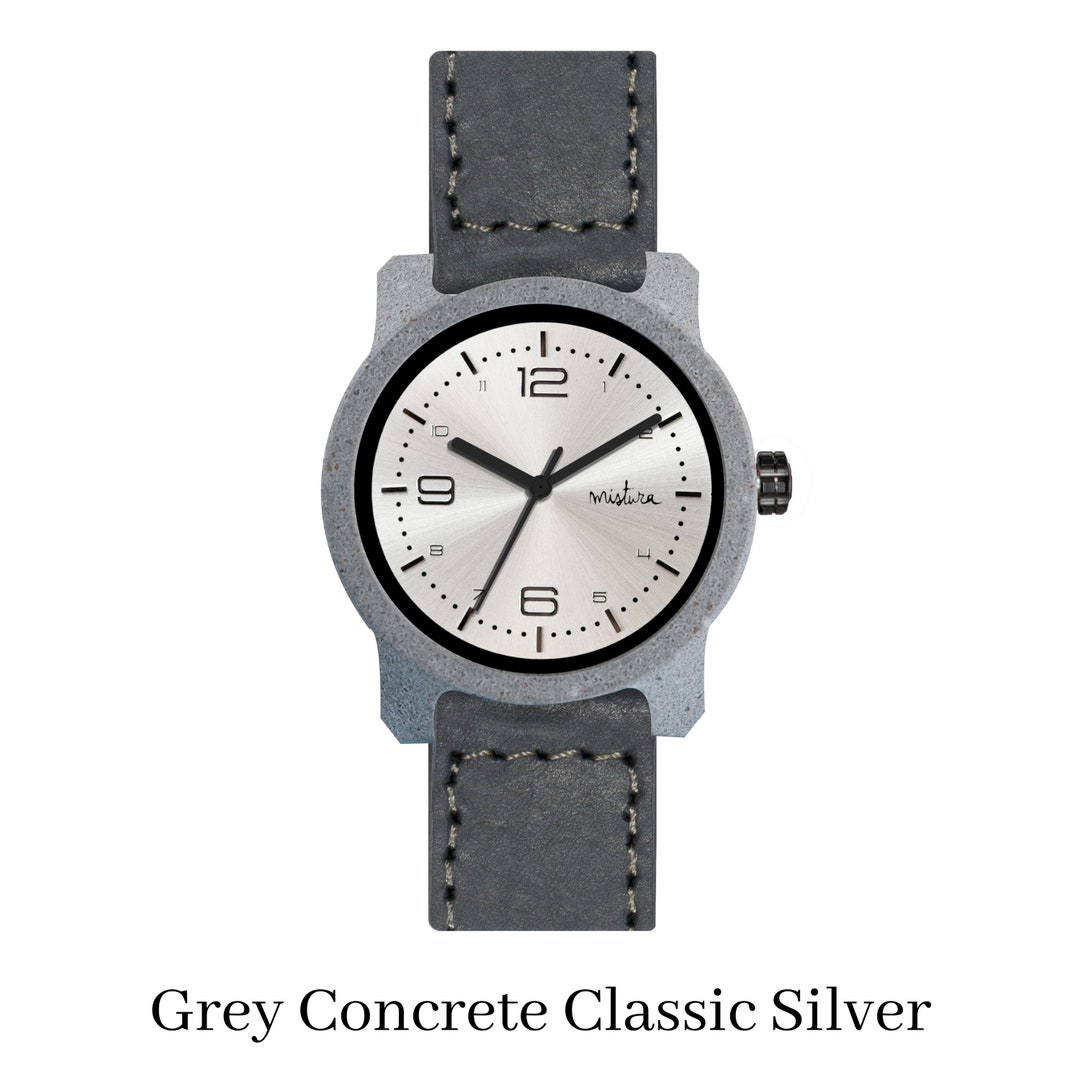 Concrete Watch, Wrist Watch, Unique Watch, Birthday Gift, Mixture ...