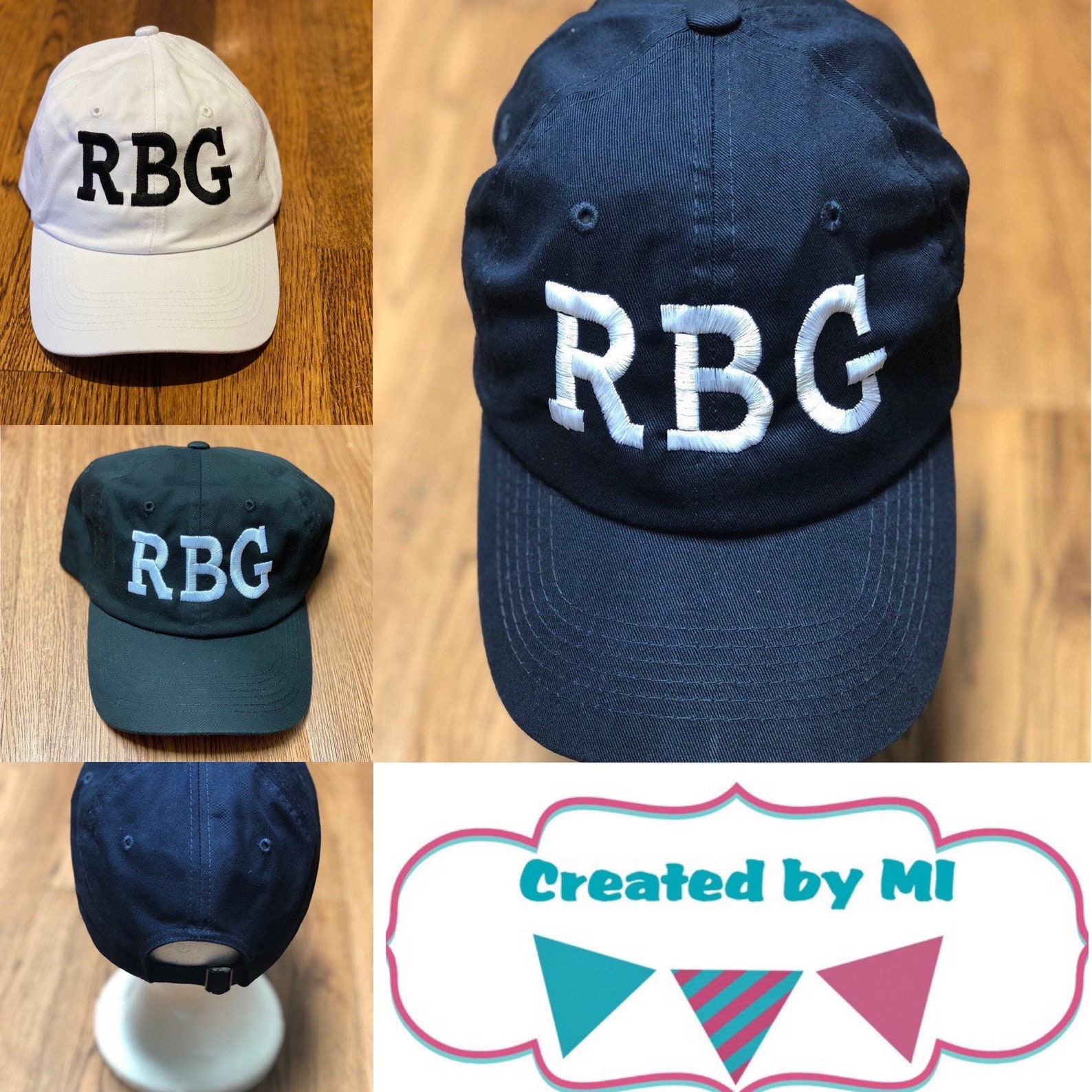 RBG Baseball Cap- Ruth Bader Ginsburg Hat - Etsy