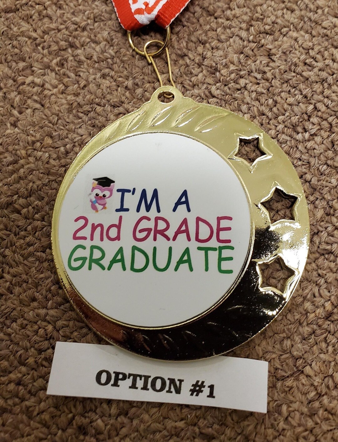 2024, Second Grade Graduation, With NAME on Disc OR WITHOUT Name on ...