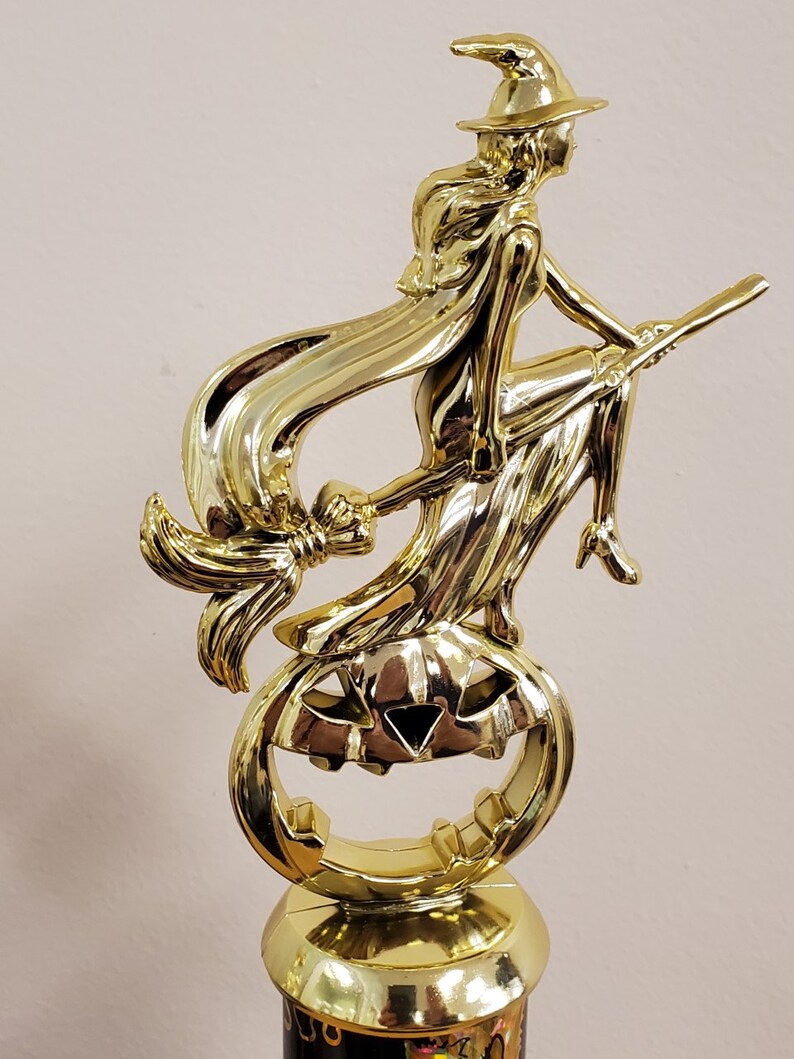 Halloween WITCH Trophy Award for Best Costume Scariest Most - Etsy