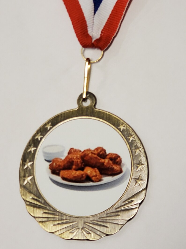 Chicken Wing Eating Contest Medallion or Medal, Winner, 1st Place ...