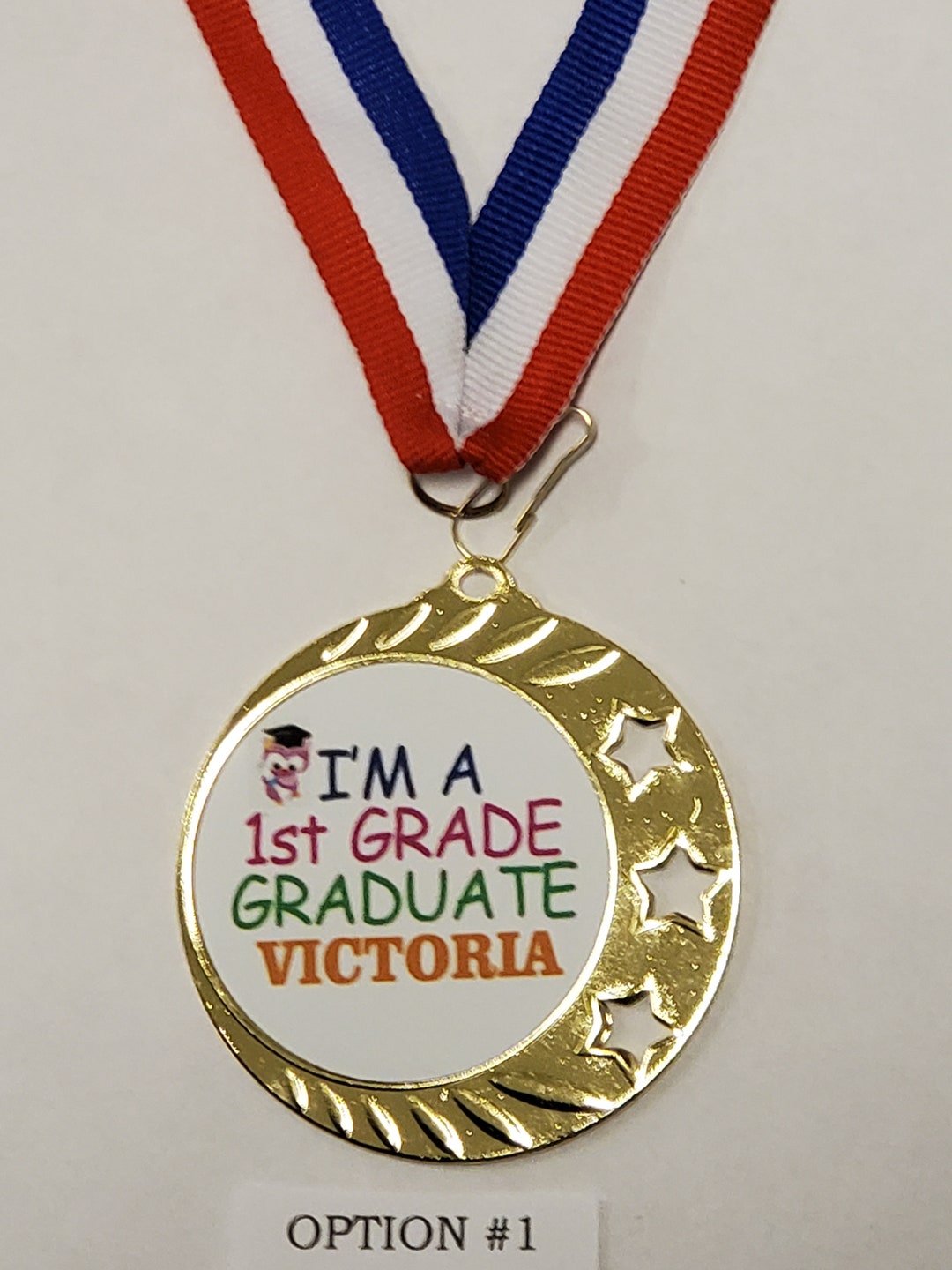2024 First Grade Graduation, Graduate Medal, With Your NAME on the ...