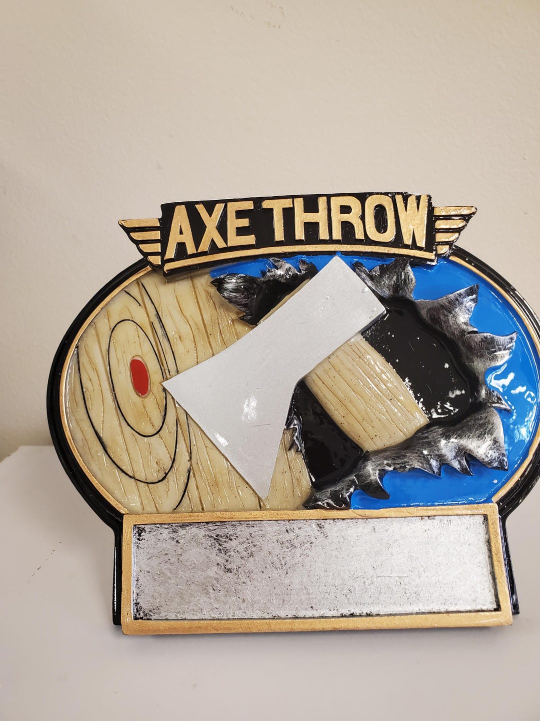 Axe Throwing Trophy or Award, Resin, for Your League, About 7 Wide ...