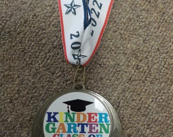 Kindergarten Graduation Graduate Medal With Neck Ribbon 2 | Etsy