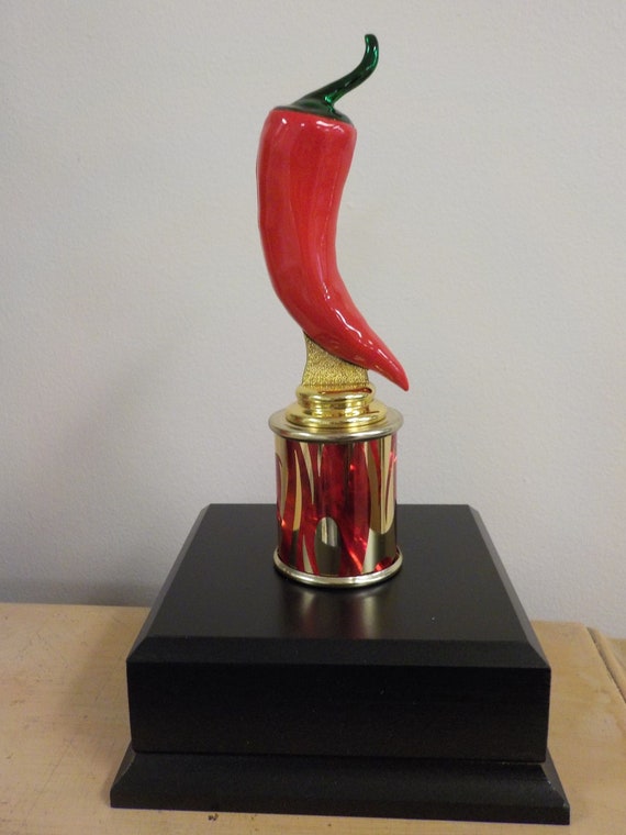 Chili Cook off Trophy Award Perpetual Trophy Annual Award - Etsy