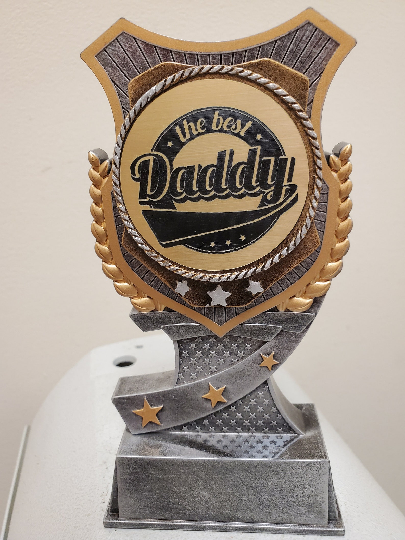 Customized Father's Day Trophy Best Dad Daddy Ever | Etsy