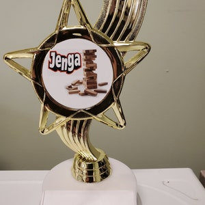 Jenga or Giant Jenga, Outdoor, Trophy Champion Winner 1st Place, About ...