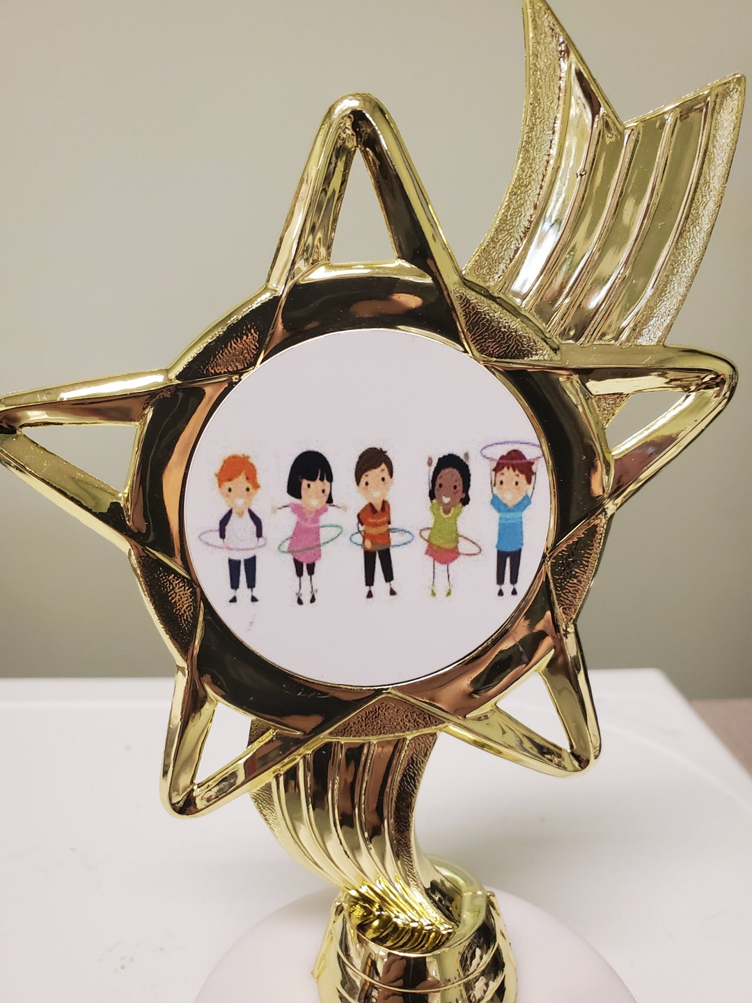 Hula Hoop Fun Trophy or Award for Your Family Reunion, School Event ...