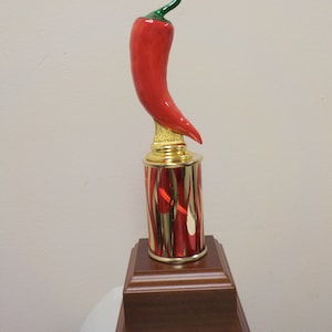 Chili Cook off Trophy Award, Perpetual Trophy, Annual Award, Includes ...